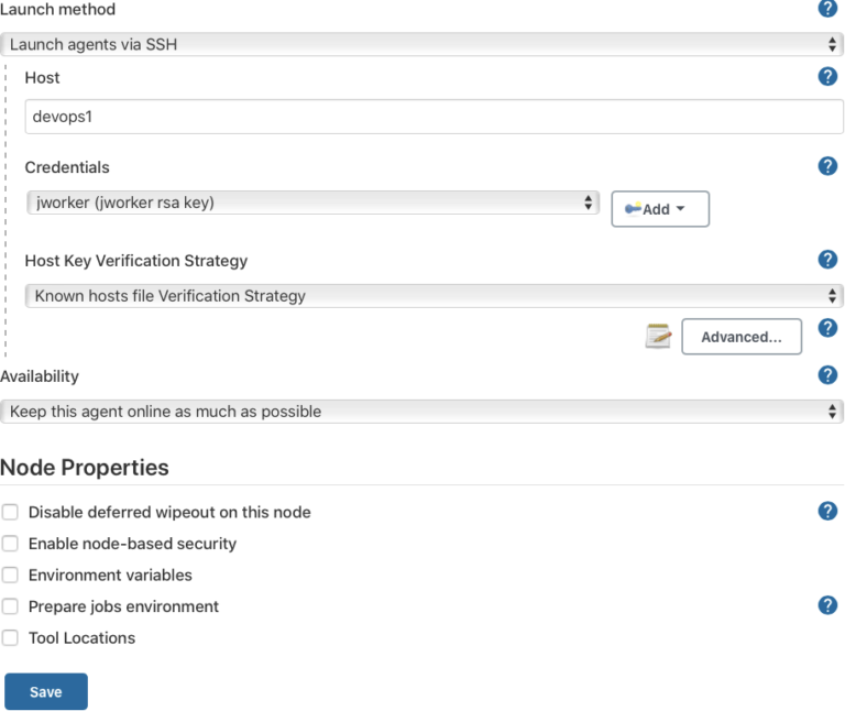 Jenkins: Configure Node On Localhost – Christoph's 2 Cents Jenkins: Configure Node On Localhost – Christoph's 2 Cents